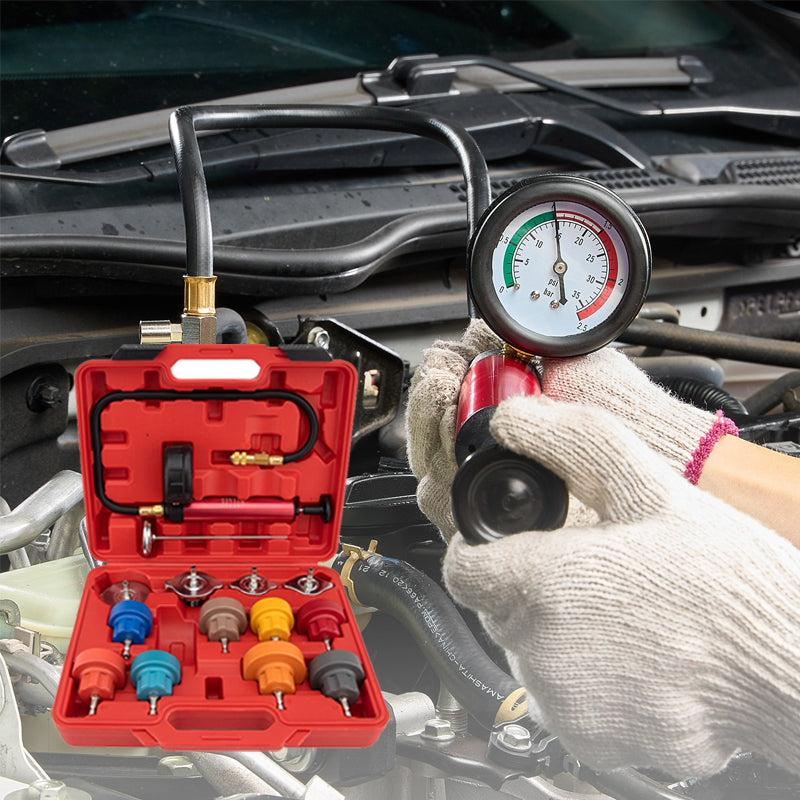 Kit de Testeur de Pression et de Fuites Universel pour Radiateur ...